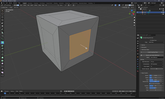 Offset Extrude on individual Faces in Blender - Modeling - Blender ...