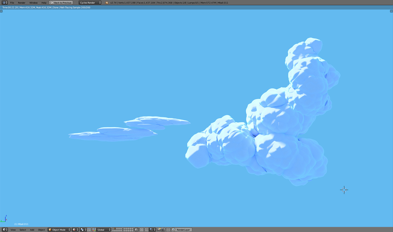 Anime / manga looking clouds - how ? - Lighting and Rendering - Blender ...