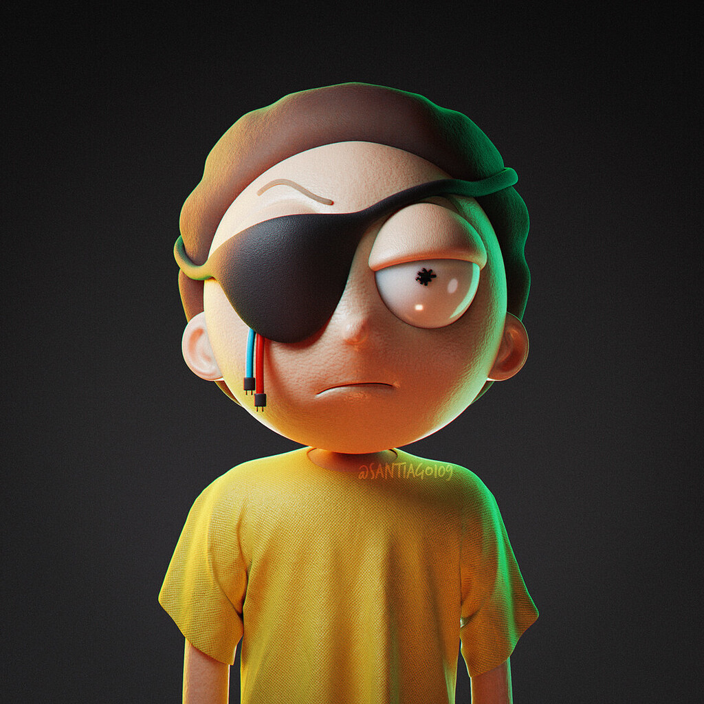 Evil Morty Finished Projects Blender Artists Community