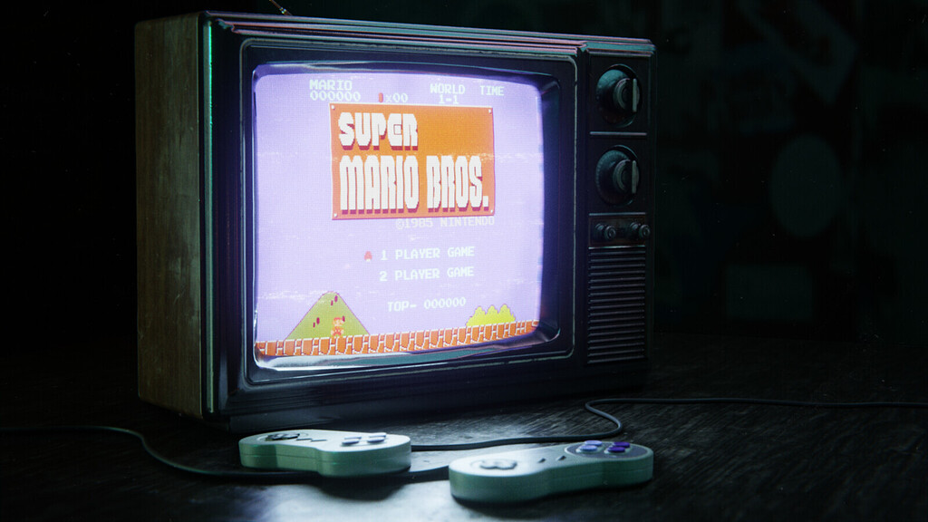 Retro Game Scene - Finished Projects - Blender Artists Community