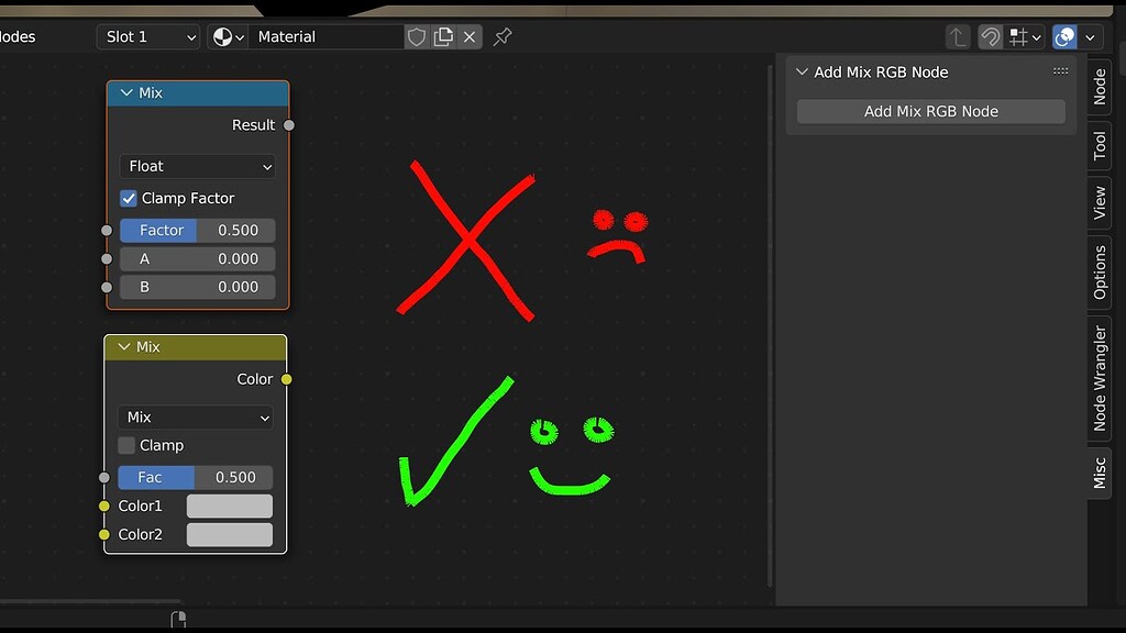 Restored the mix_RGB node - huge time saver - Python Support - Blender ...
