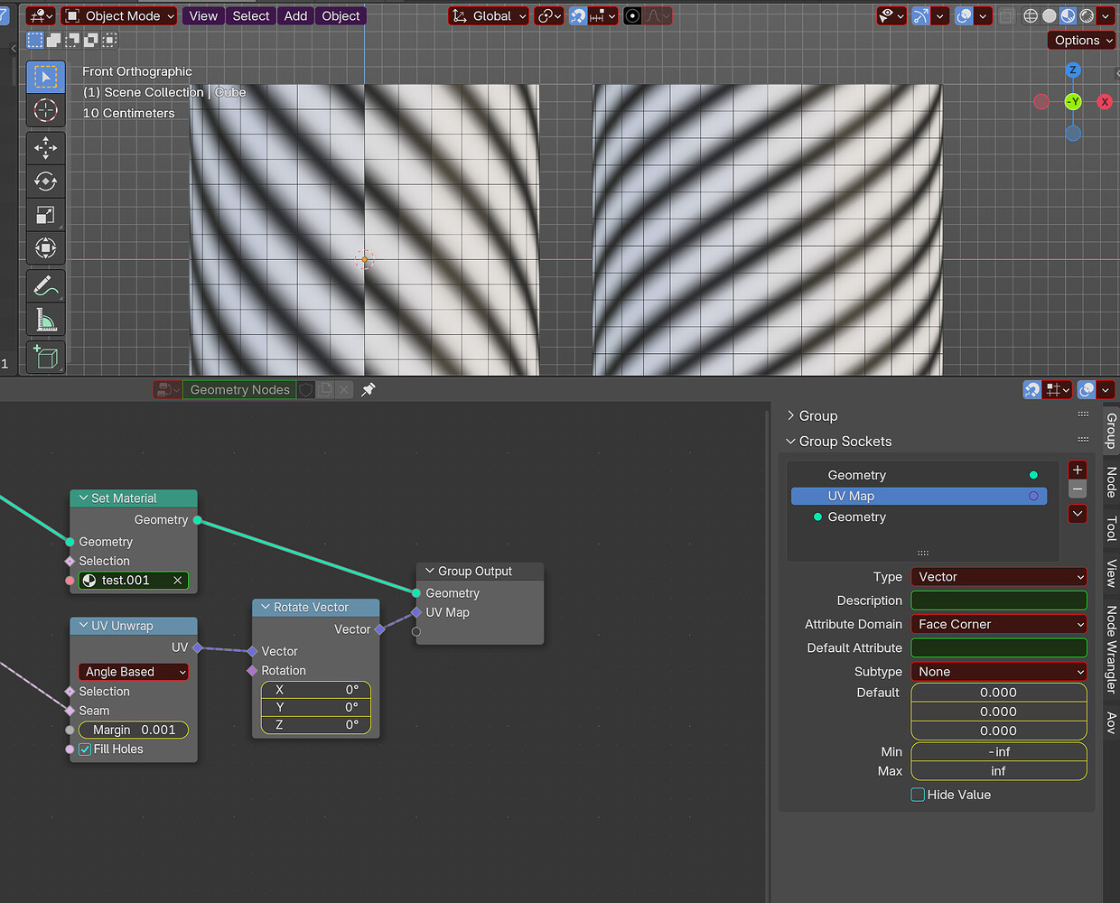How to use Geo Nodes to UV unwrap a cylinder? - Materials and Textures ...