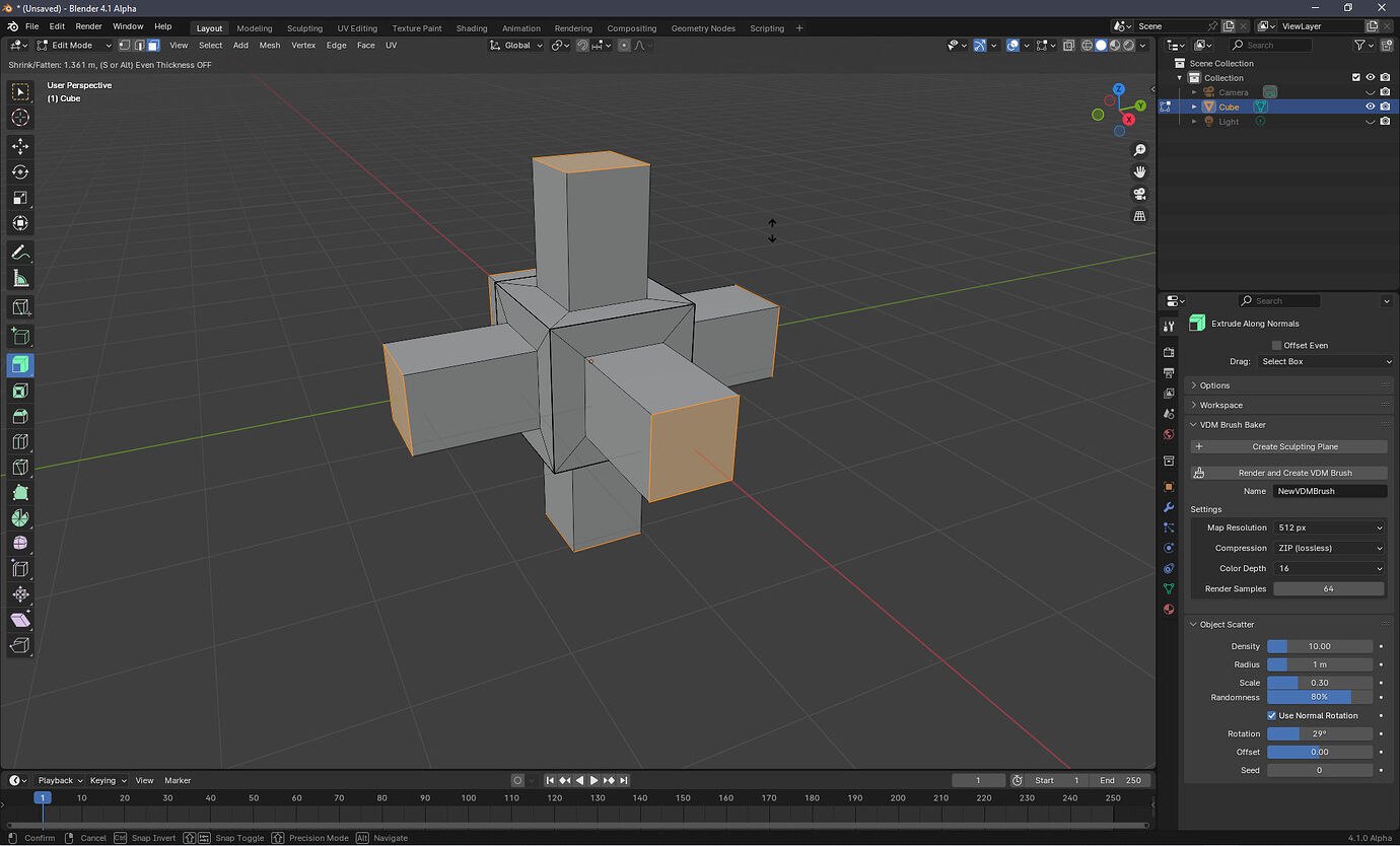 Offset Extrude on individual Faces in Blender - Modeling - Blender ...