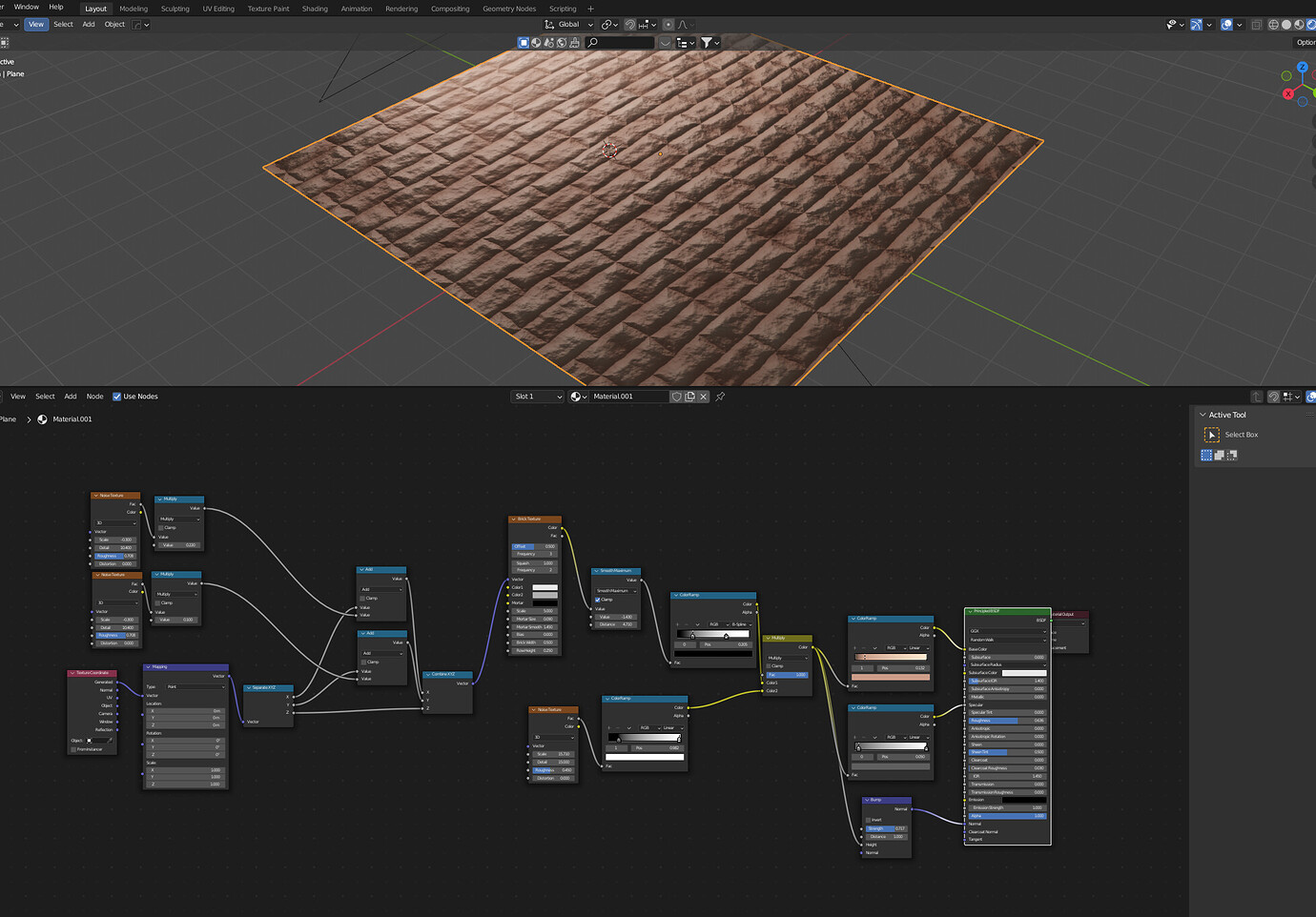 How to procedural texture with stones tiles - Materials and Textures ...