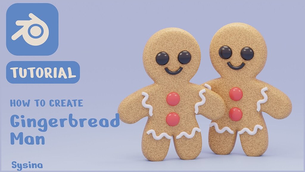 How to Model a Gingerbread Man - Tutorials, Tips and Tricks - Blender ...