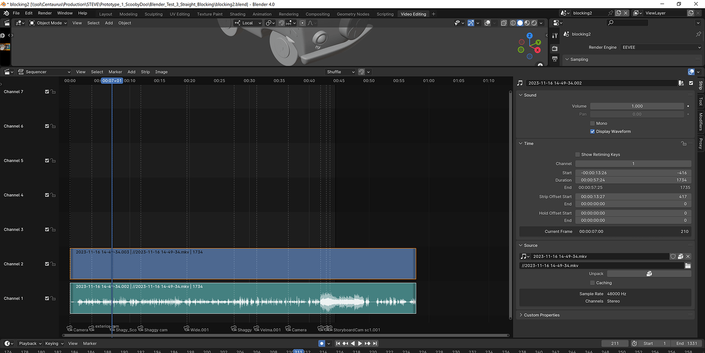 Adding audio In video Sequencer, from a scene - Basics & Interface ...