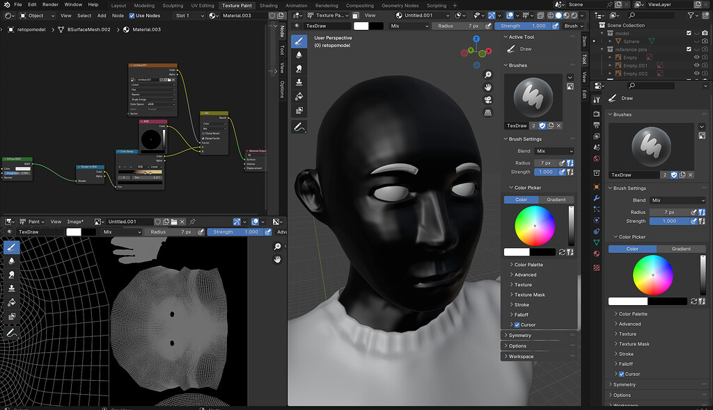 Texture paint mask not painting? - Materials and Textures - Blender ...