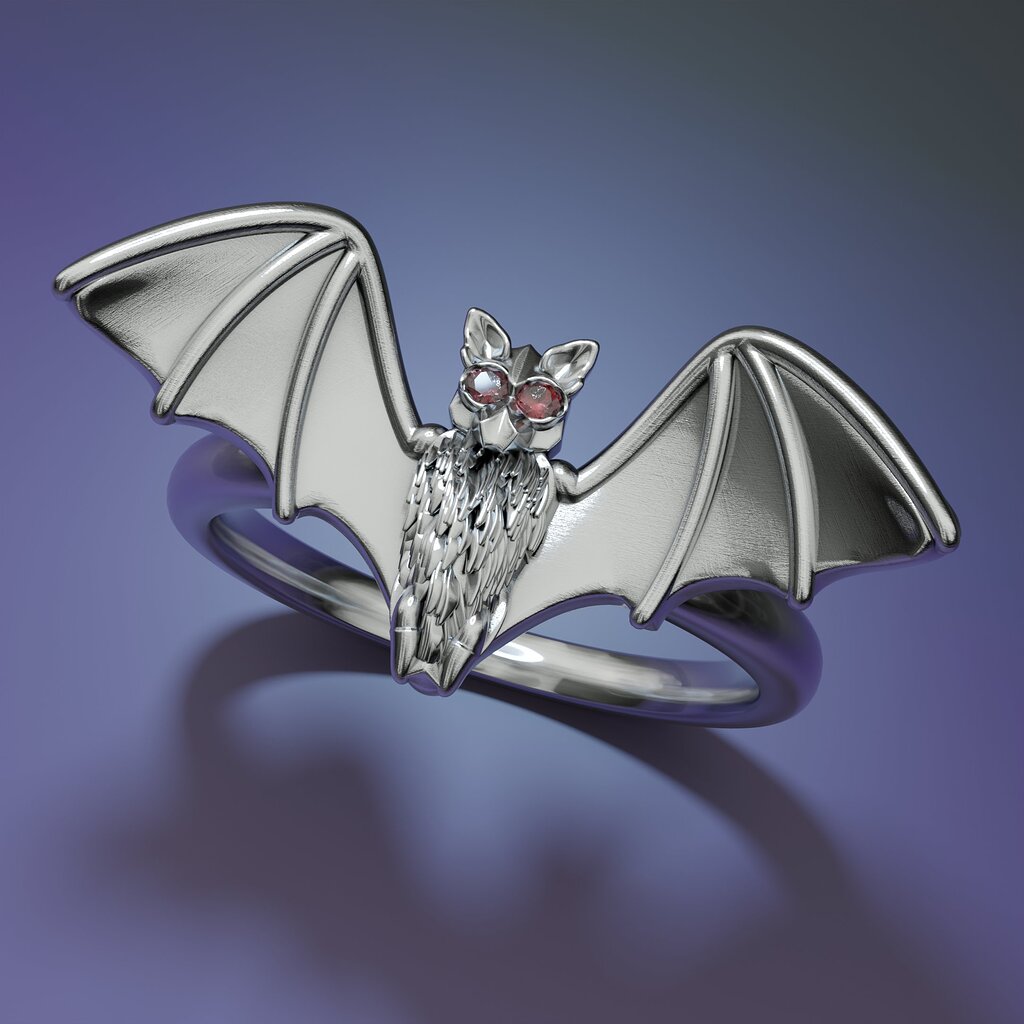 A little bat ring - Finished Projects - Blender Artists Community