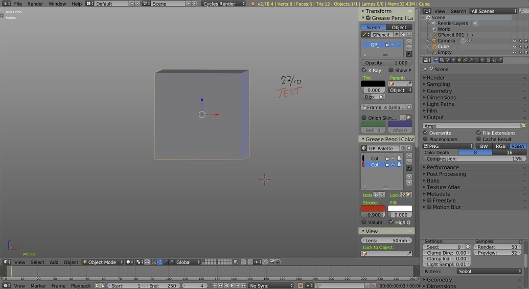 Making notes while working in Blender - Basics & Interface - Blender ...