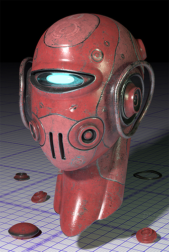 Heavy metallic android - Finished Projects - Blender Artists Community