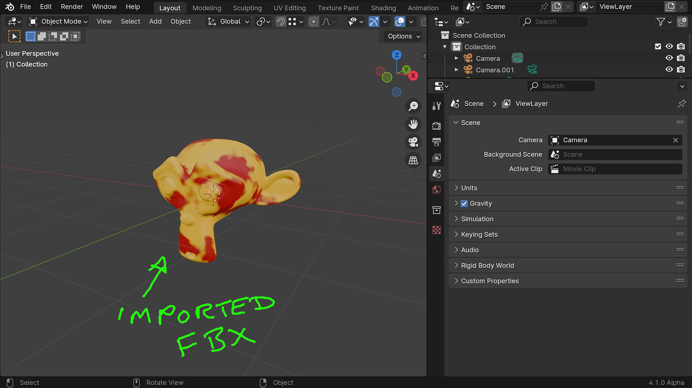 Complicated texture system that does not export - Materials and ...