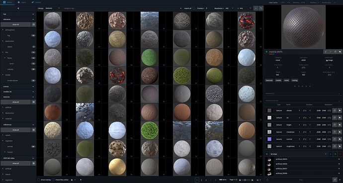 Asset library organisation with hundreds of separate .blend files ...