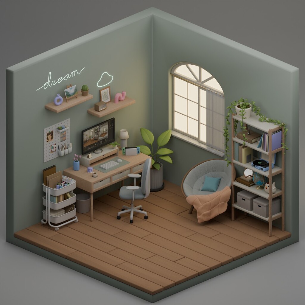 Cozy Setup Finished Projects Blender Artists Community