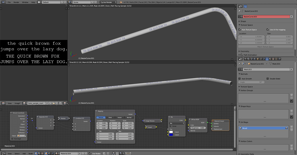 How to make dashed line/material - Materials and Textures - Blender ...
