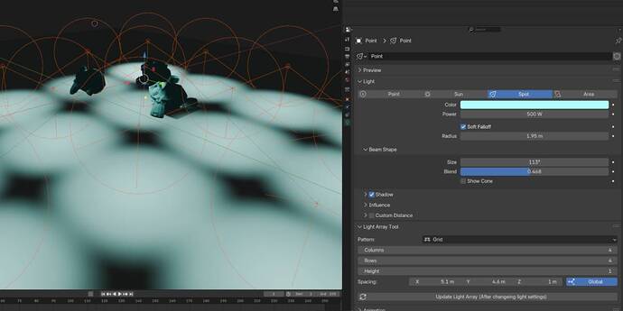 Light Array Tool – Easily Create Light Arrays in Blender - Released ...