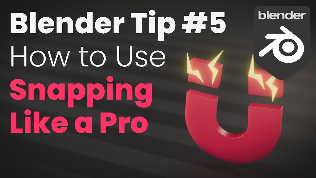 How to Use Snapping in Blender - Tutorials, Tips and Tricks - Blender ...
