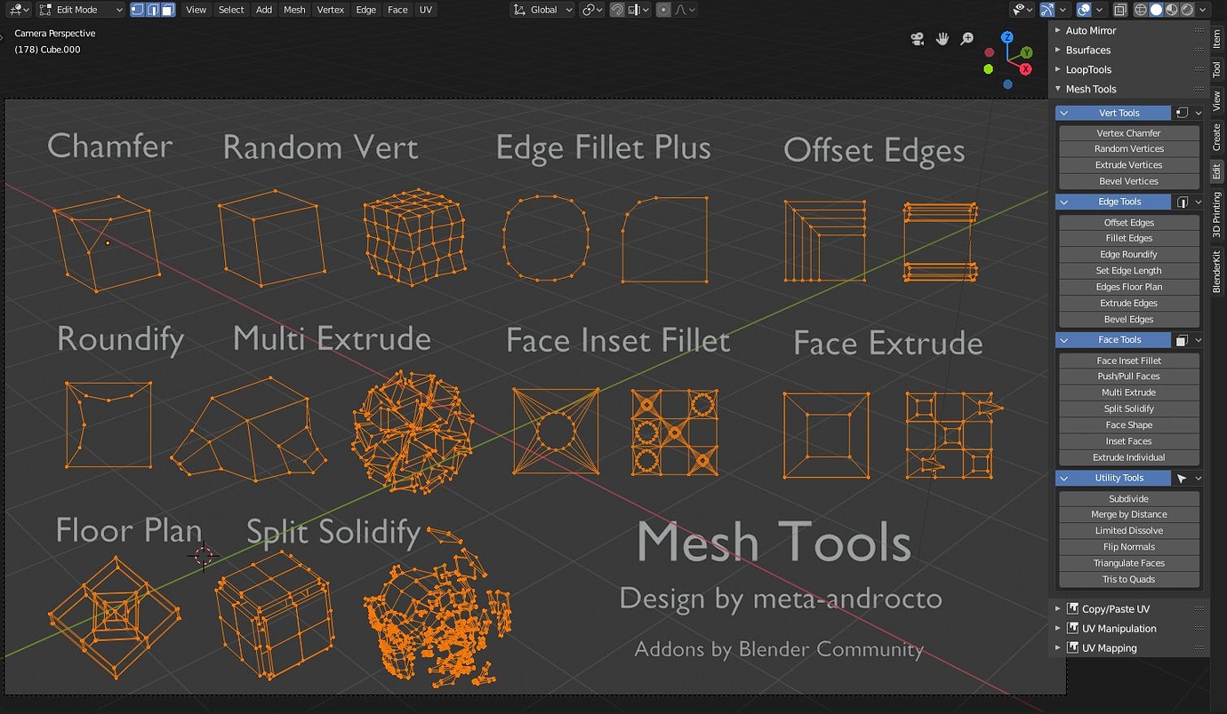 Mesh edit tools 2.8 - Released Scripts and Themes - Blender Artists ...