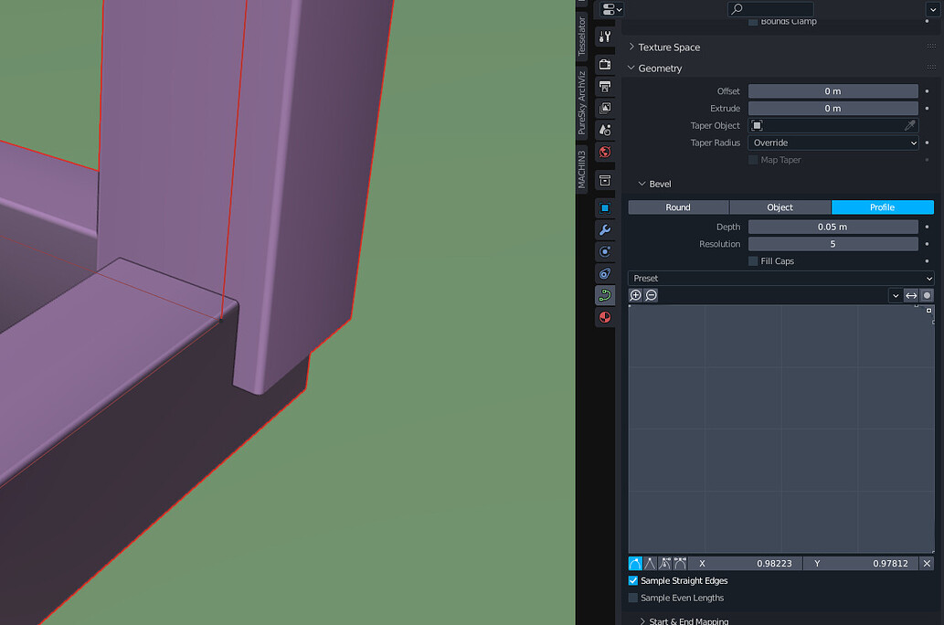 How to make a square profile on curves? - Modeling - Blender Artists ...