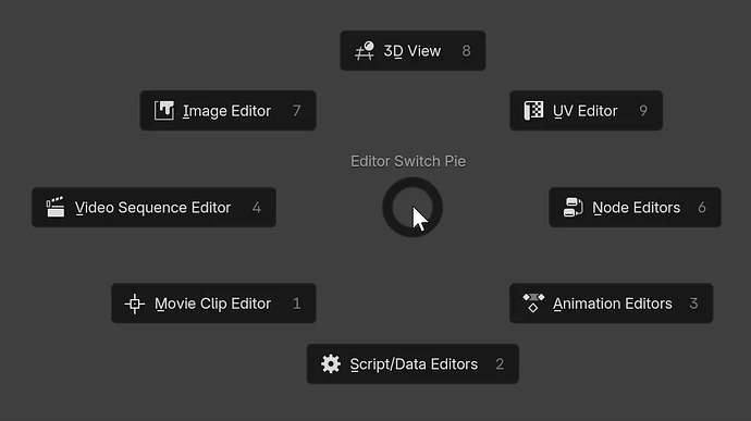 Custom Pie Menu for Quick Favorites - Basics & Interface - Blender ...
