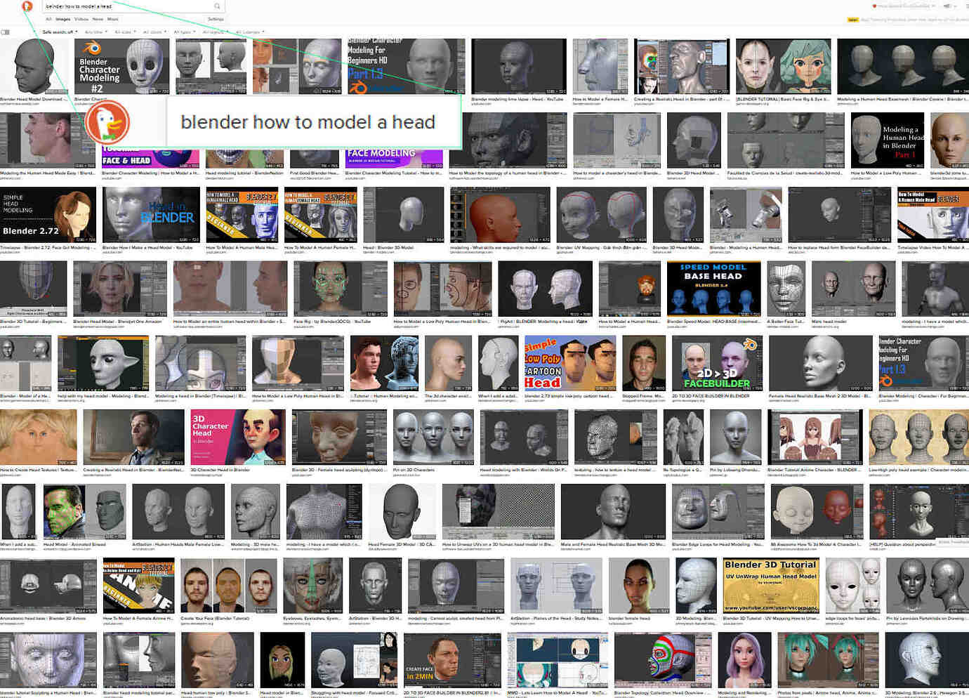 Building a face without facebuilder - Modeling - Blender Artists Community