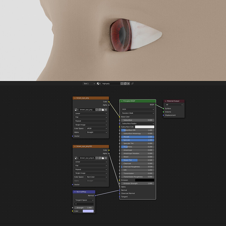 MakeHuman eyes are rendering black - Other Software - Blender Artists ...