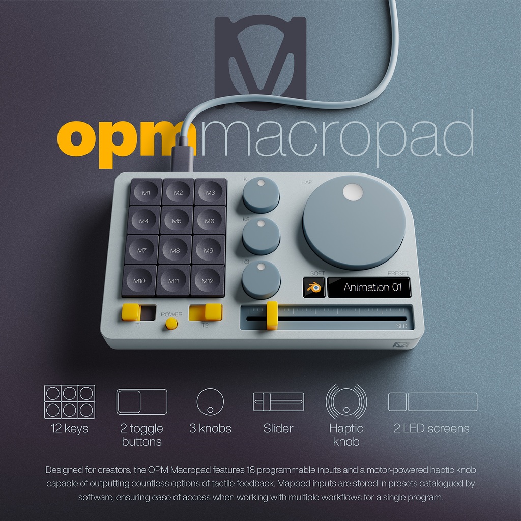 OPM Macropad - Product visualization - Finished Projects - Blender ...