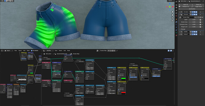 I need help creating procedural wrinkles using Geometry Nodes ...