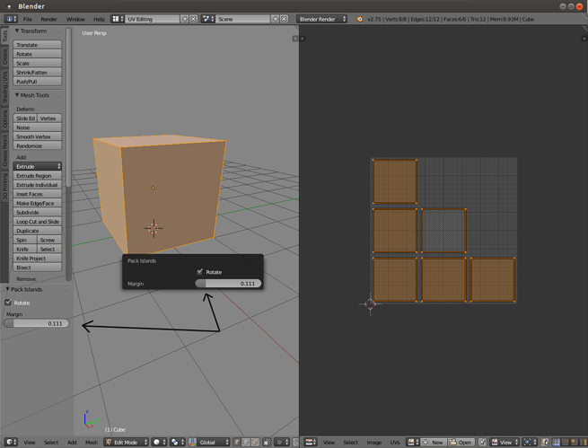 How to use "pack islands" effectively? - Materials and Textures ...