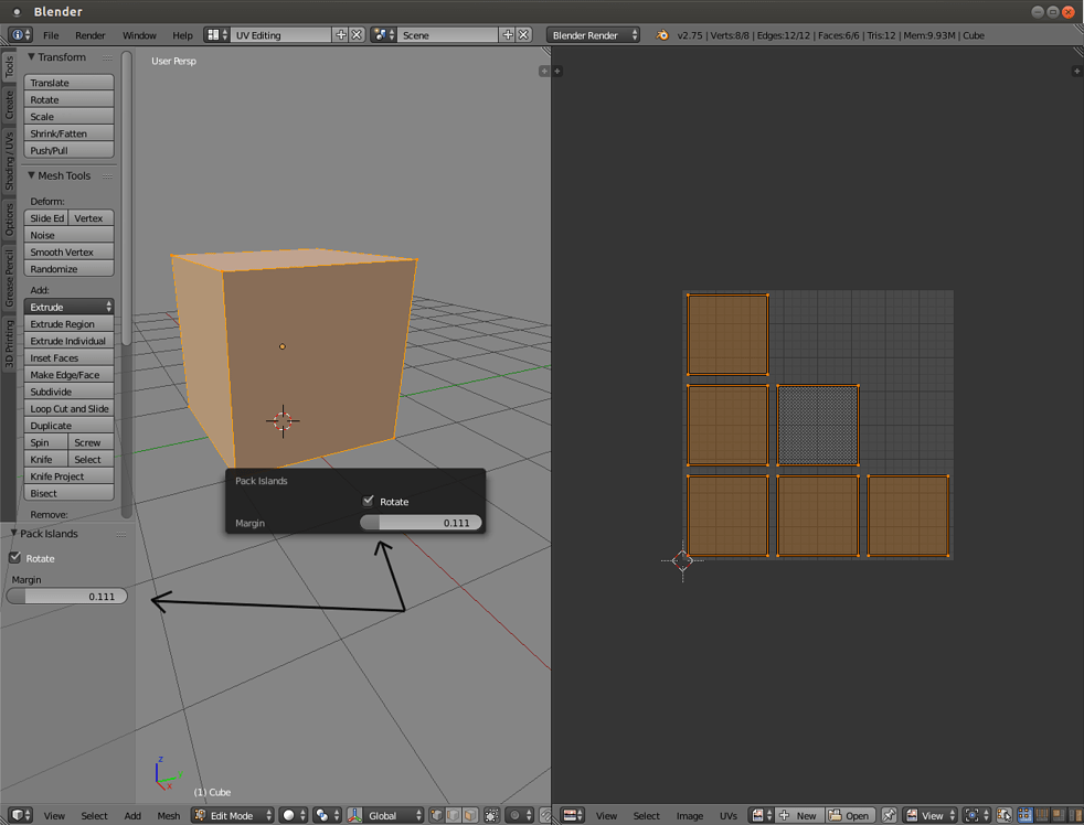 How to use "pack islands" effectively? - Materials and Textures ...