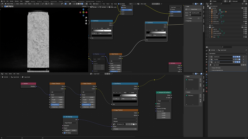 Transfer texture data from shader editor to geometry nodes - Materials ...
