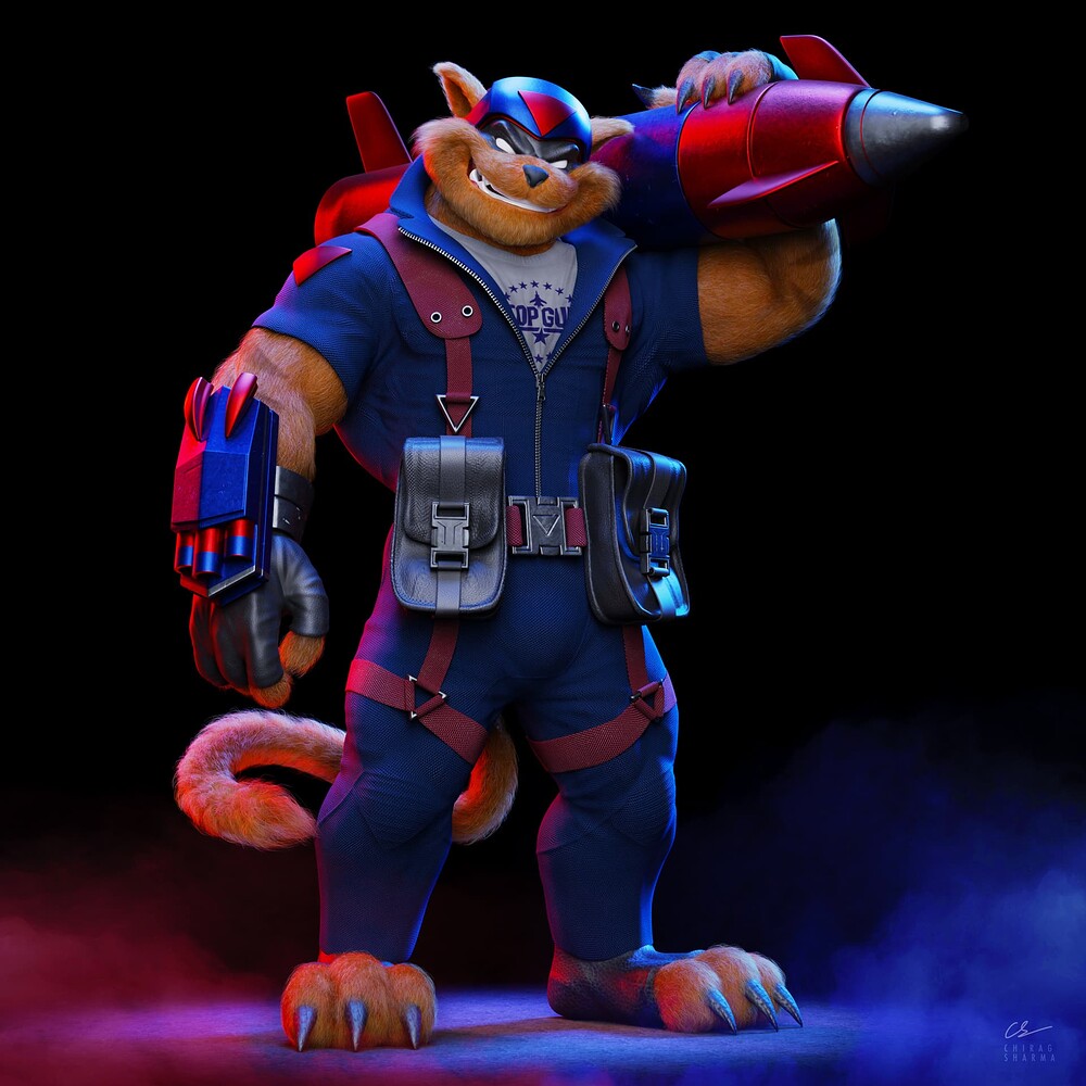 SWAT KATS - Chance "T-BONE" Furlong 2021 - Finished Projects - Blender ...