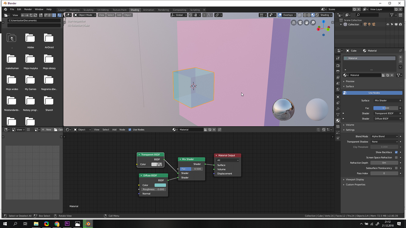 Transparency with solid view in viewport? - Basics & Interface ...