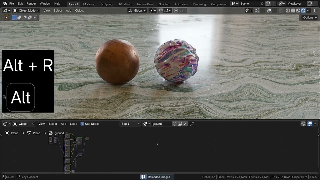 Reload all textures and refresh cycles viewport - my addon should be ...