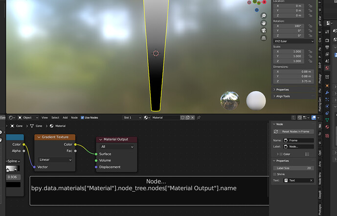 Where can I find the name of a node tree in the UI interface - Basics ...