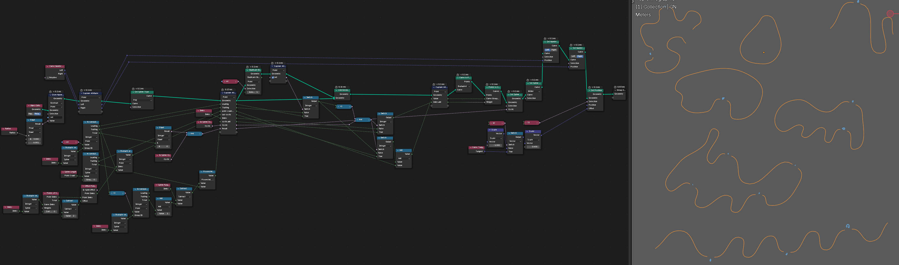 Separate curve segments (Curve Exploder) - Modeling - Blender Artists ...