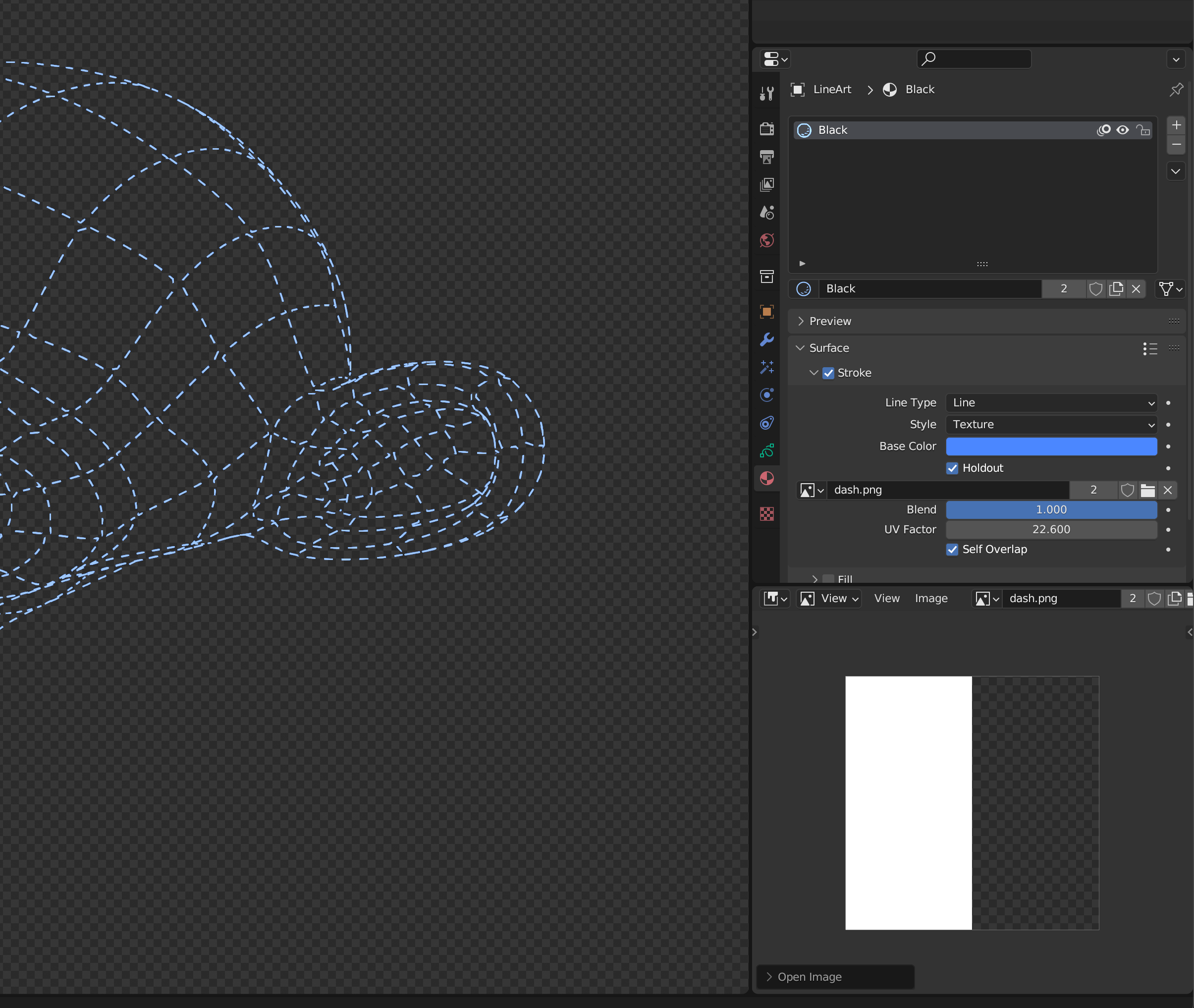 Is there a way to render wireframe/lines only, with materials ...