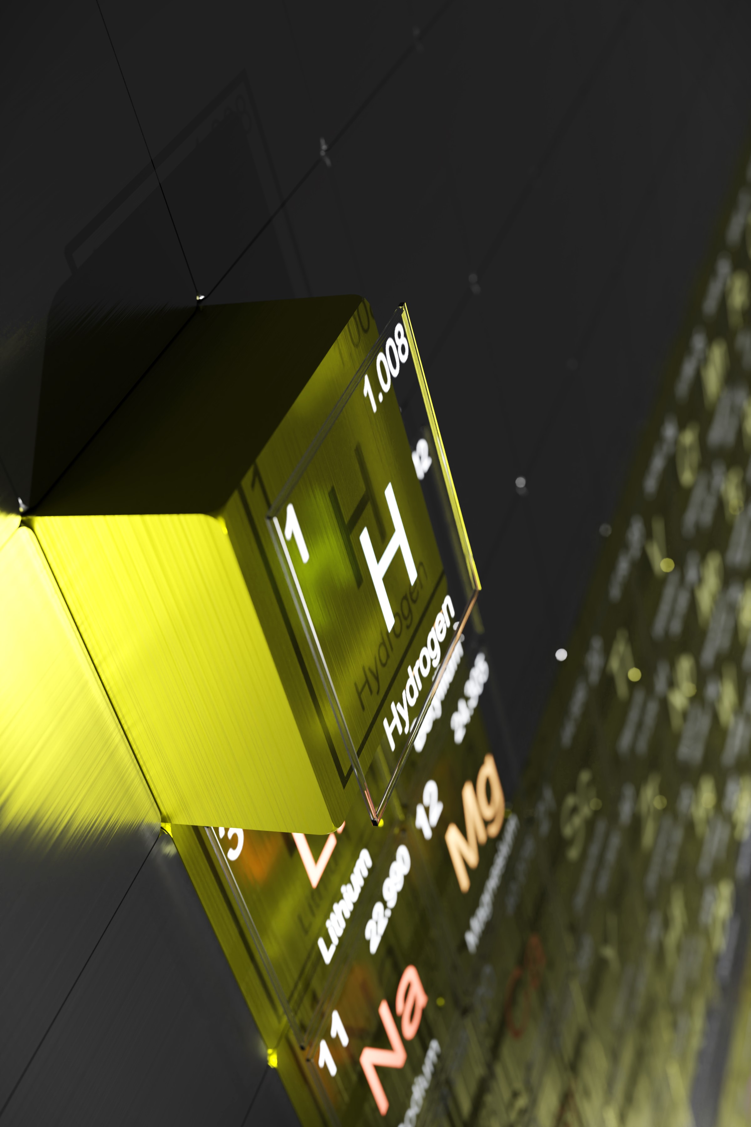 Periodic Table of the Elements - Blender 3D Animation - Geometry Nodes ...
