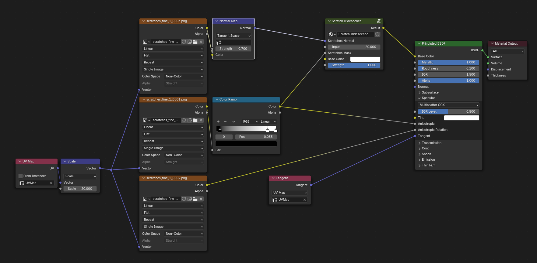 Scratch texture generator (geometry nodes) - Tutorials, Tips and Tricks ...
