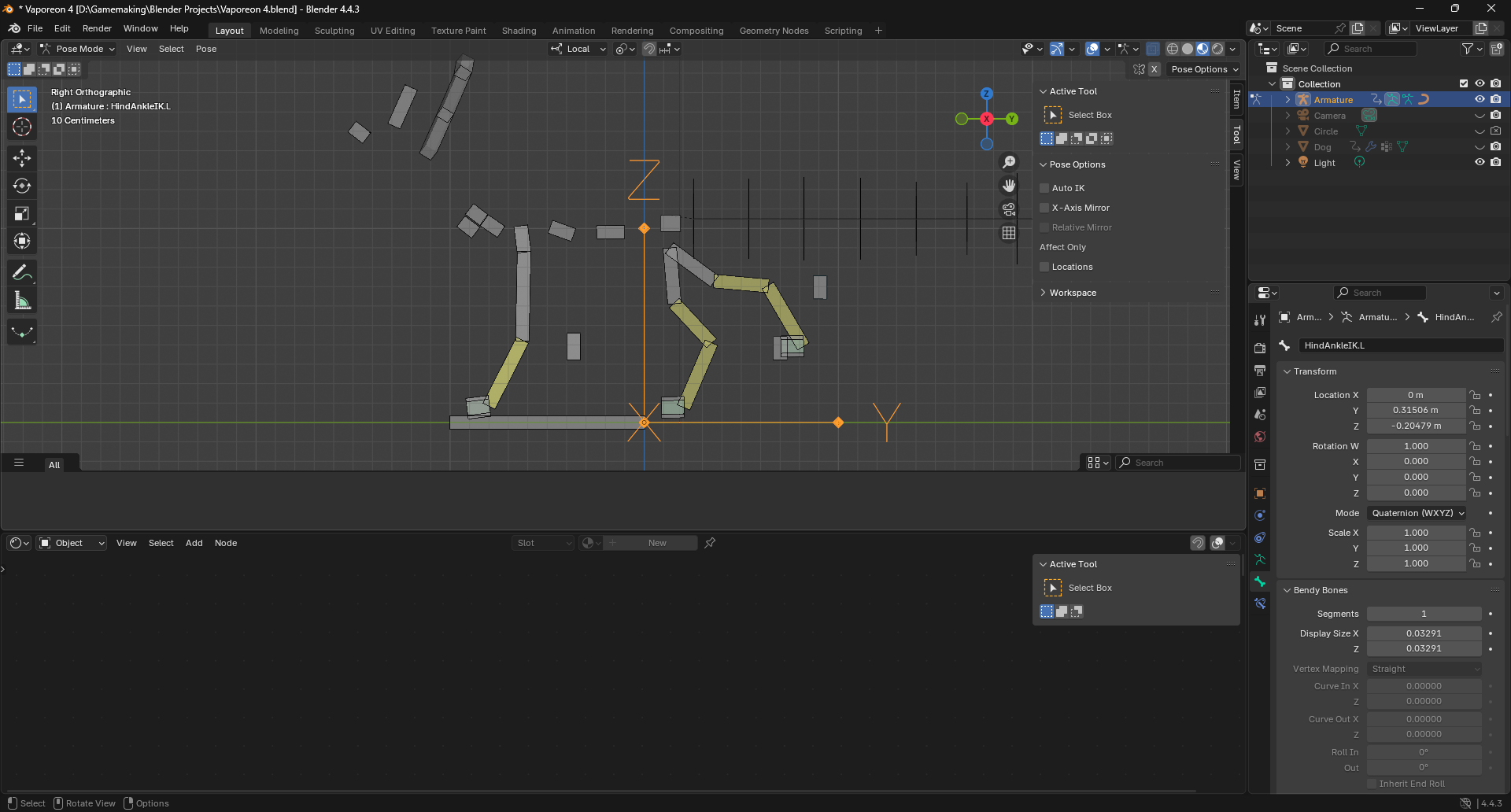 How to rig the hind leg of a quadruped with IK? - Animation and Rigging ...