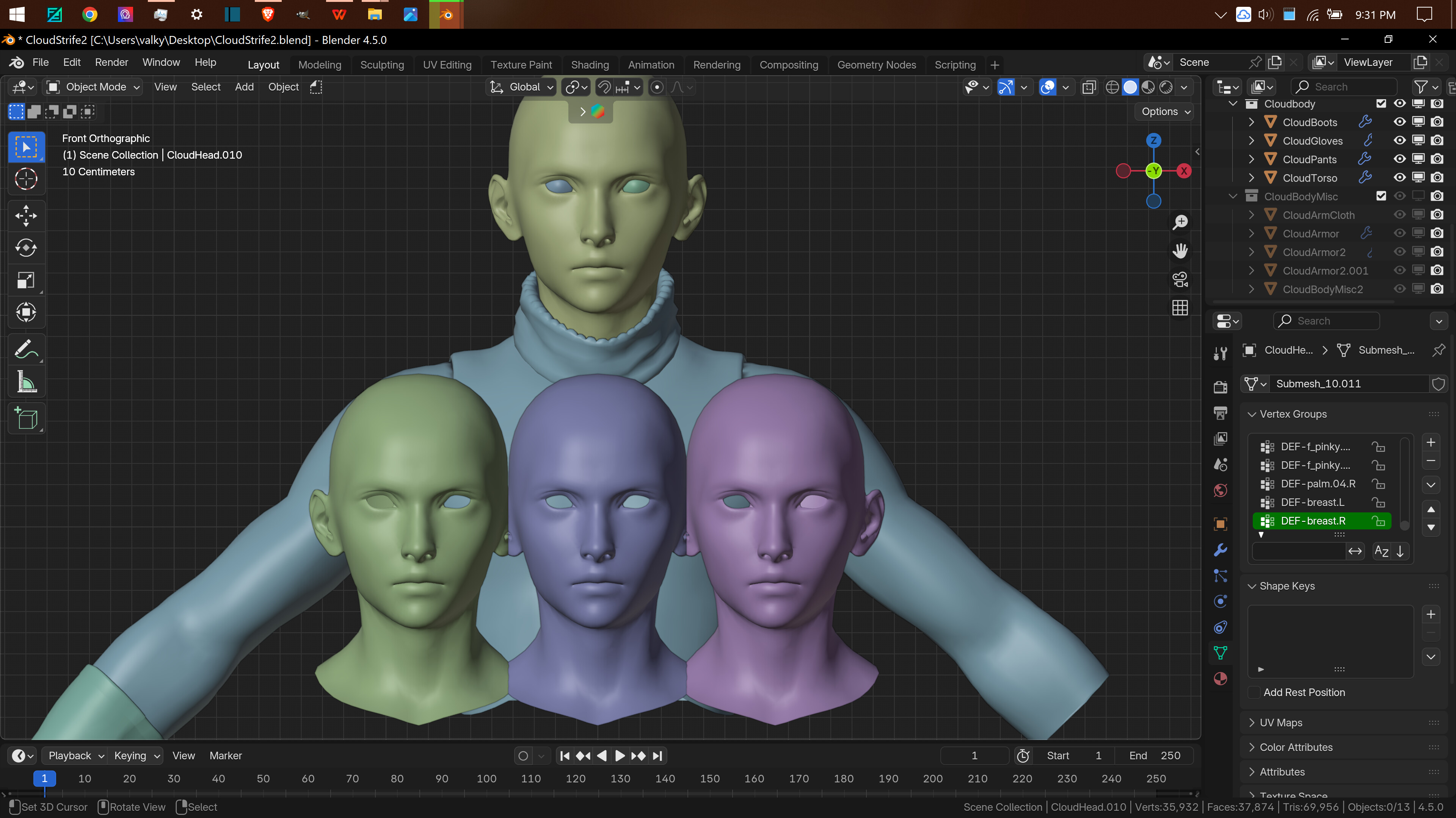 Is there a Way to exactly scale a 3d character's head to look big ...