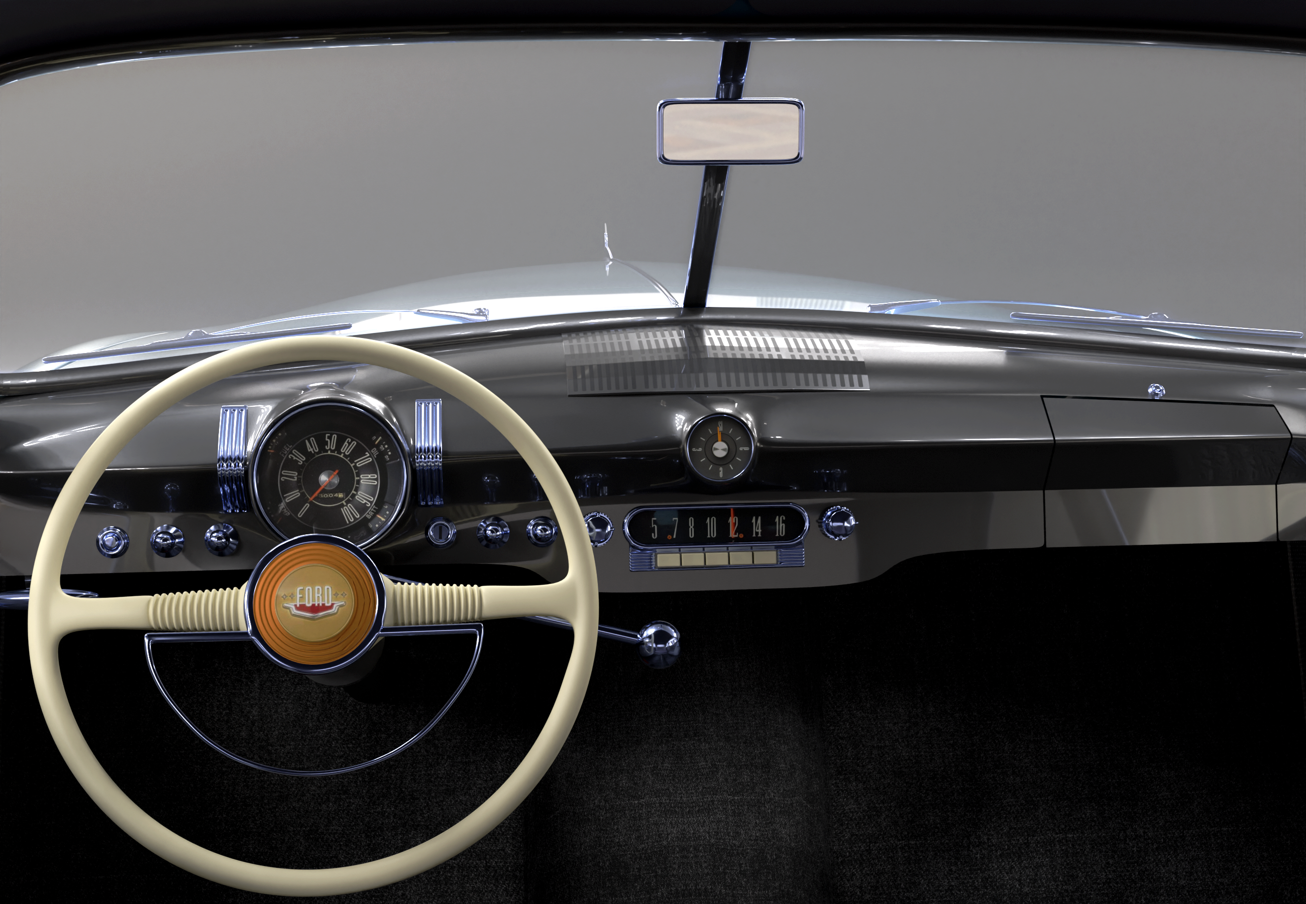 1949 Ford Interior