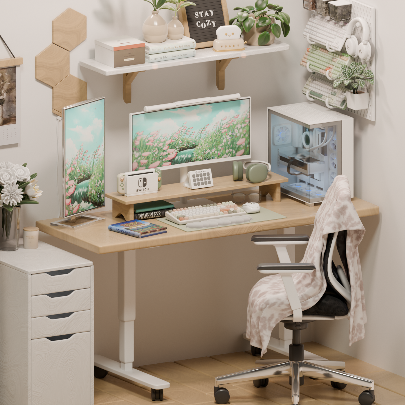 Skys Desk Setup Finished Projects Blender Artists Community