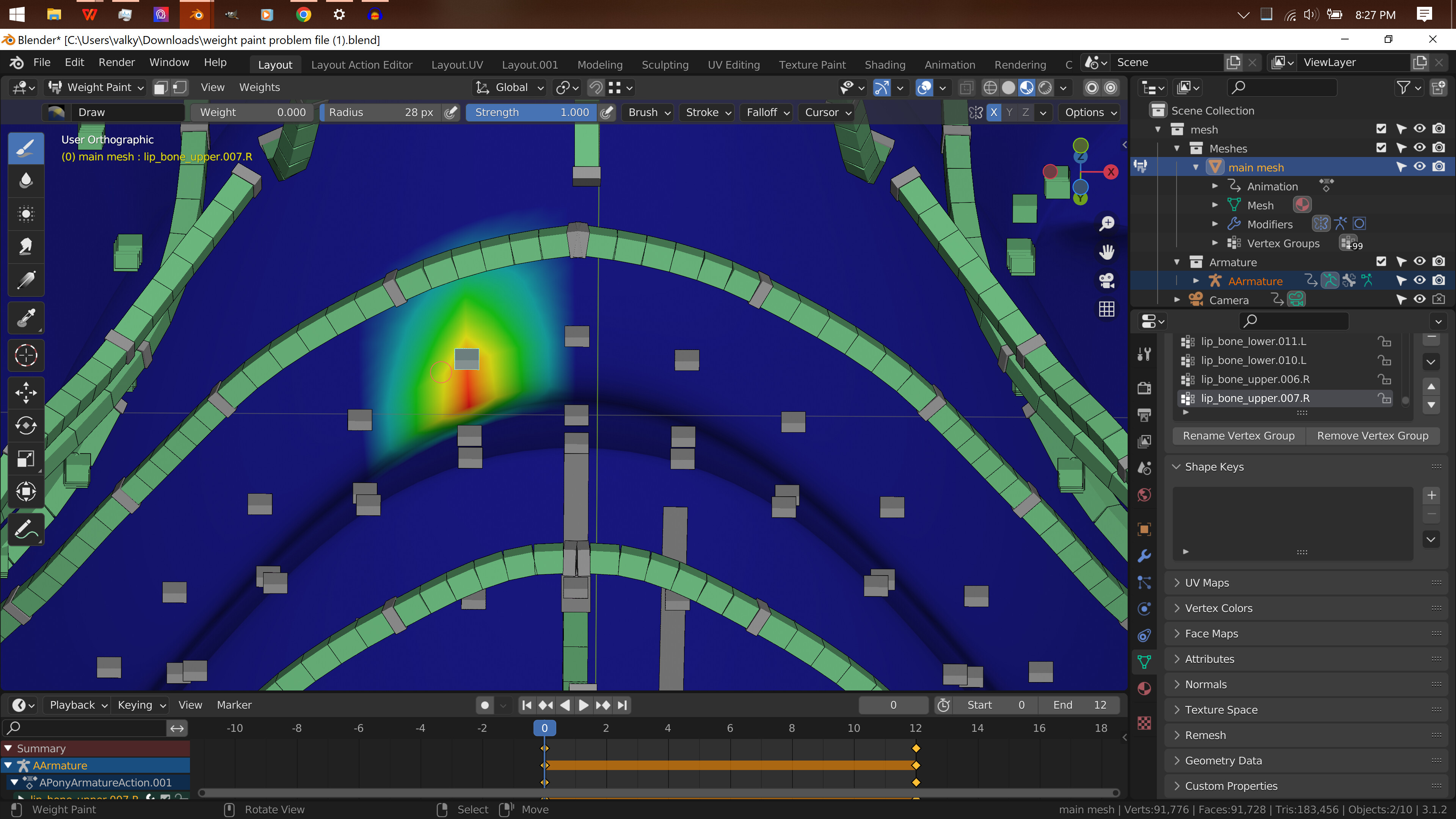 Mirroring weights - Animation and Rigging - Blender Artists Community