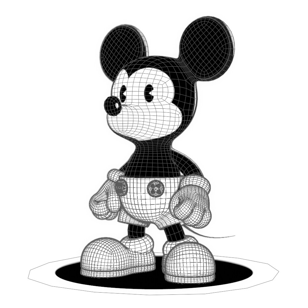 Classic Mickey NPR Finished Projects Blender Artists Community Classic Mickey NPR Finished Projects Blender Artists Community