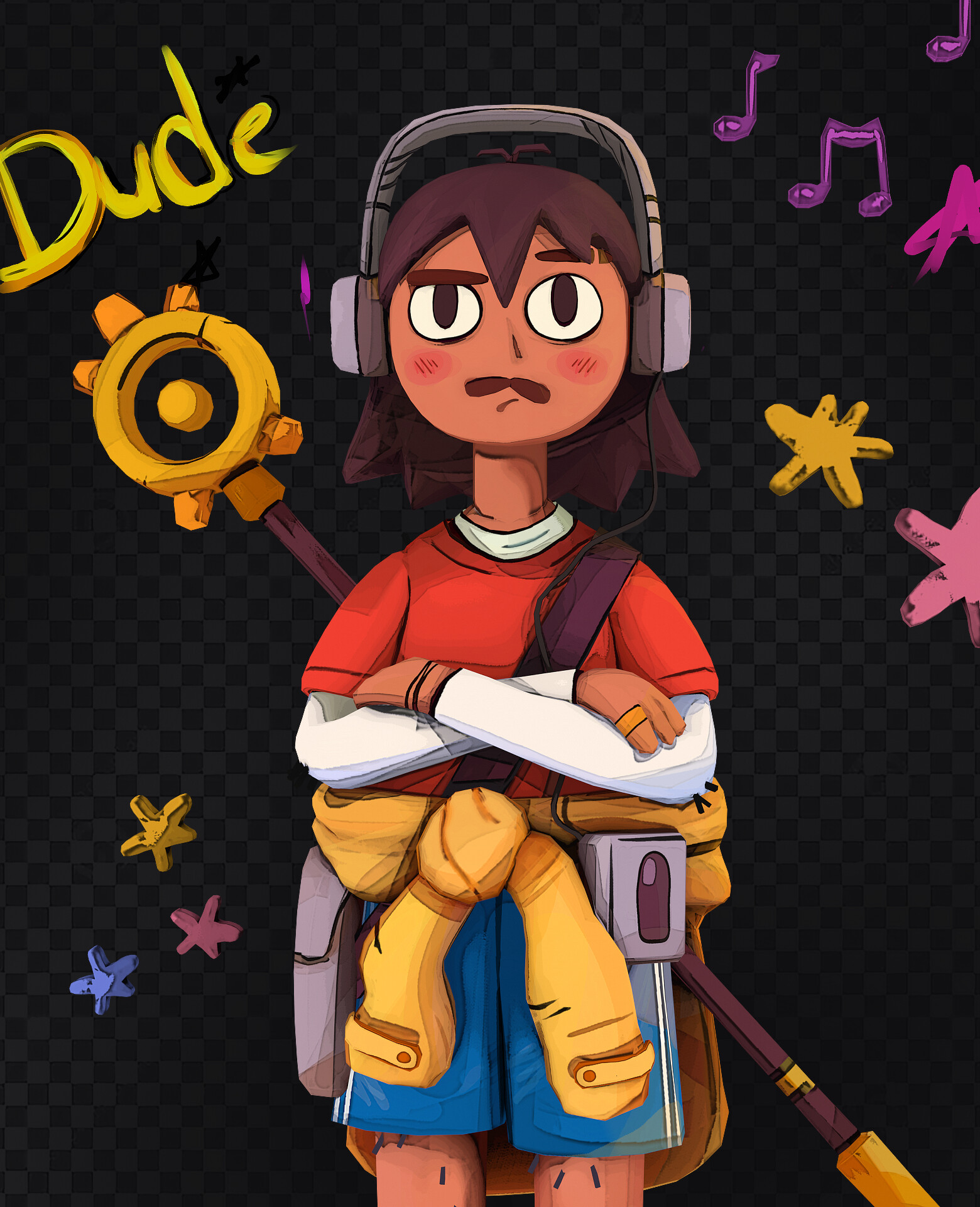 DUDE | 3D Character with NPR Handpainted textures - Finished Projects ...