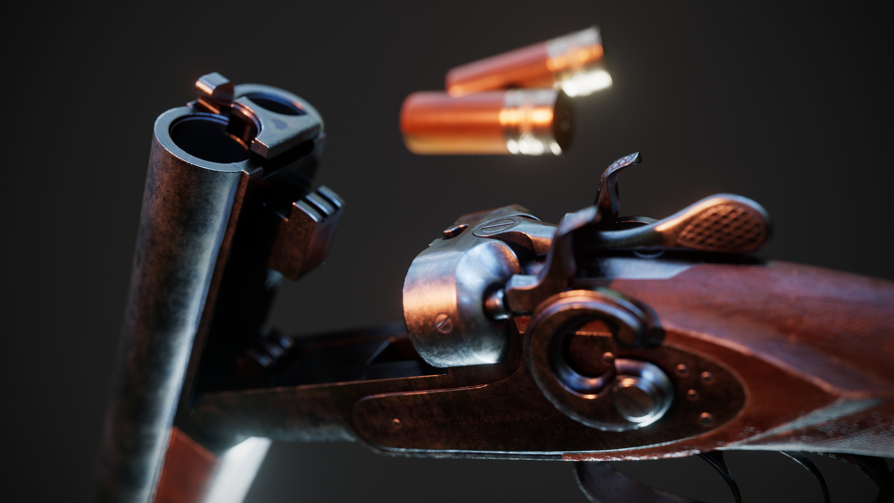 Sawed Off Double Barrel Shotgun Wallpaper