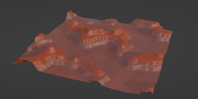 Low-poly procedural terrain generator in geometry nodes - Modeling ...