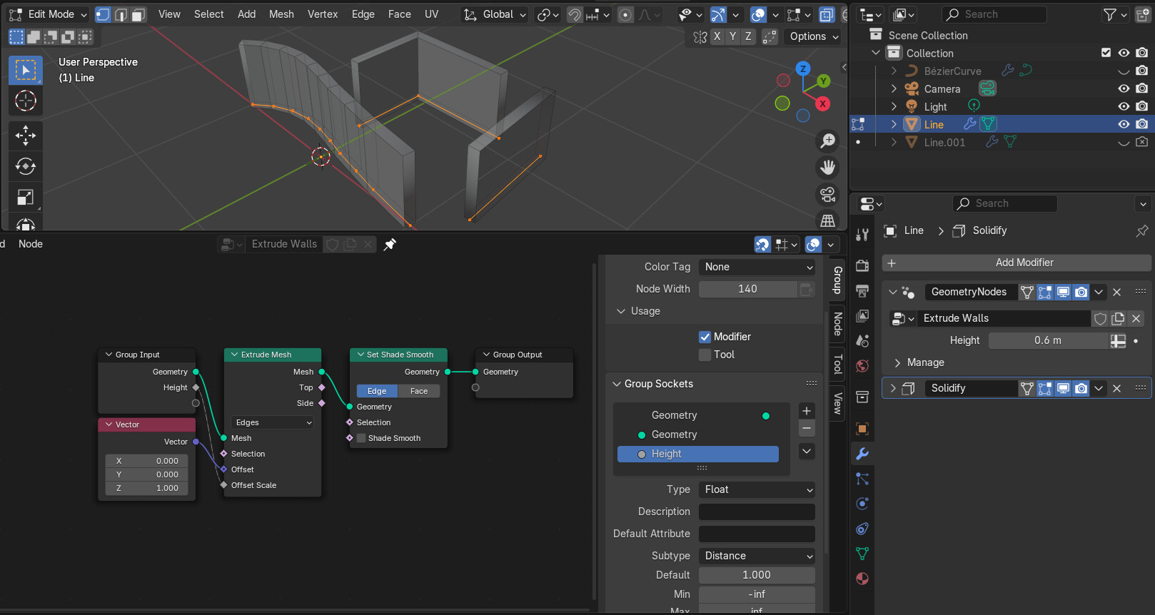 How to create stylized walls using simplified plan? - Modeling ...