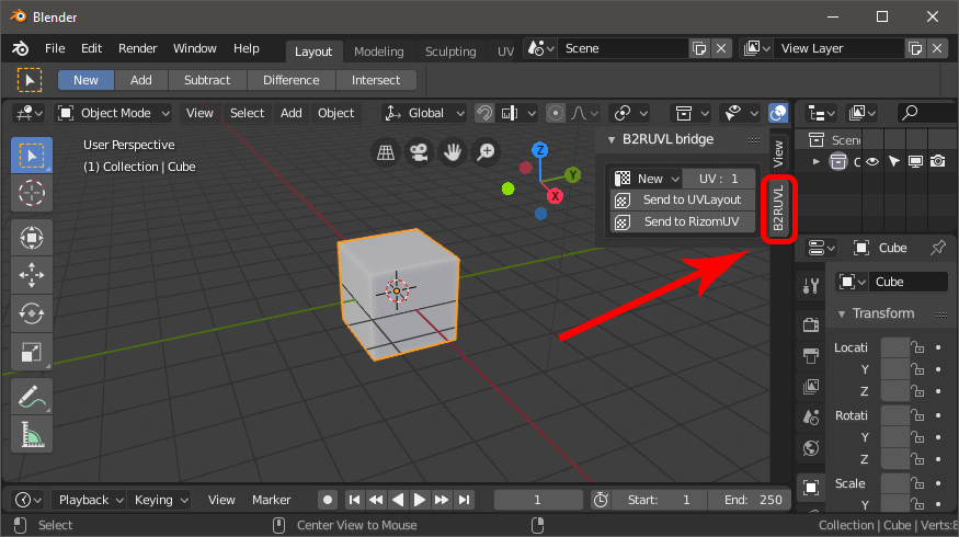 Blender Headus UVLayout/RizomUV (B2RUVL) - Released Scripts and Themes ...