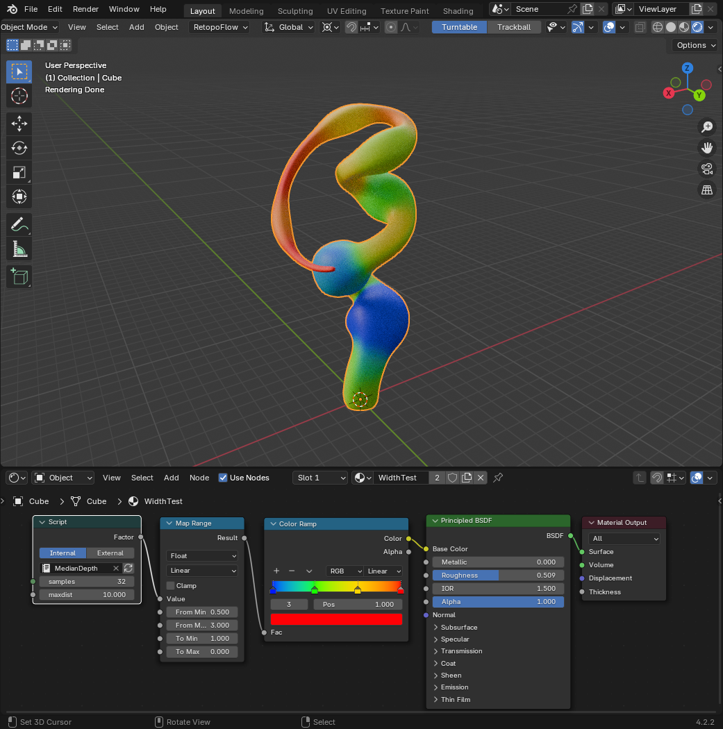 How do I create a transparent shader that get darker with thickness ...
